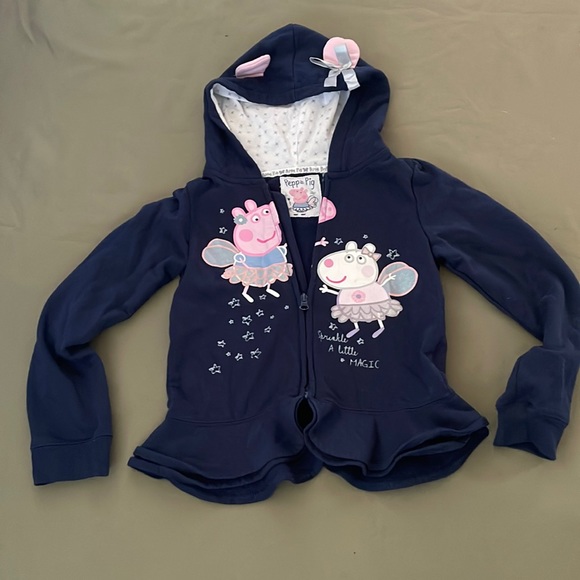 Peppa Pig | Jackets & Coats | Peppa Pig Lovely Girls Jacket Size M 78 ...
